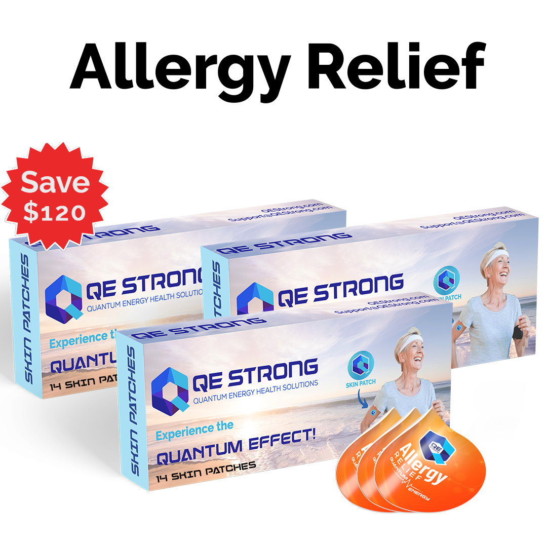 QE Allergy Relief Skin Patches 3 Boxes Subscription | QE Strong